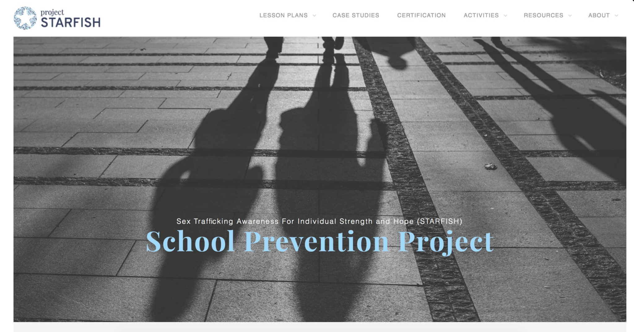 Project STARFISH: Sex Trafficking Education | McCain Institute