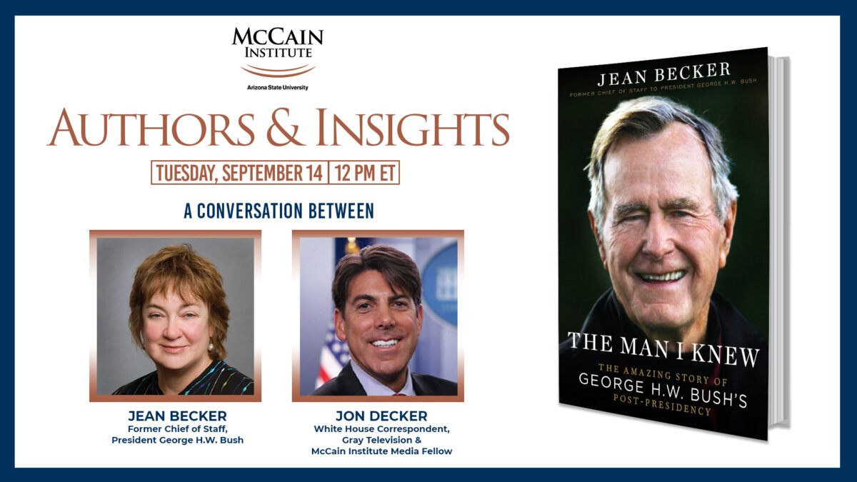 5 Key Takeaways from Authors & Insights: Jean Becker - McCain Institute