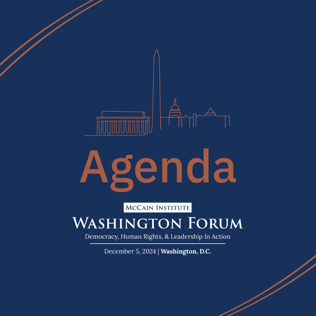 Washington Forum Agenda - McCain Institute