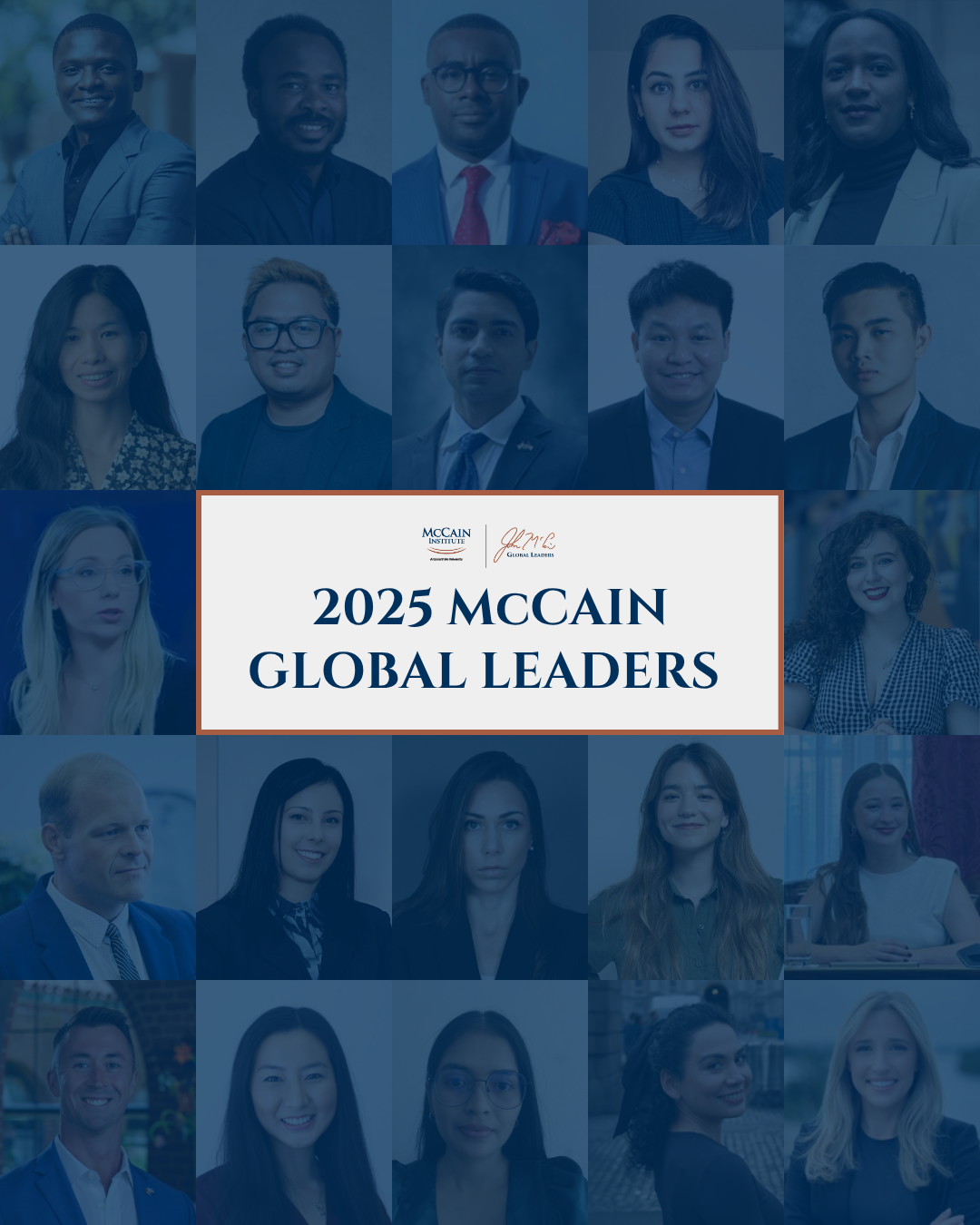 McCain Global Leaders Welcome Ceremony - McCain Institute